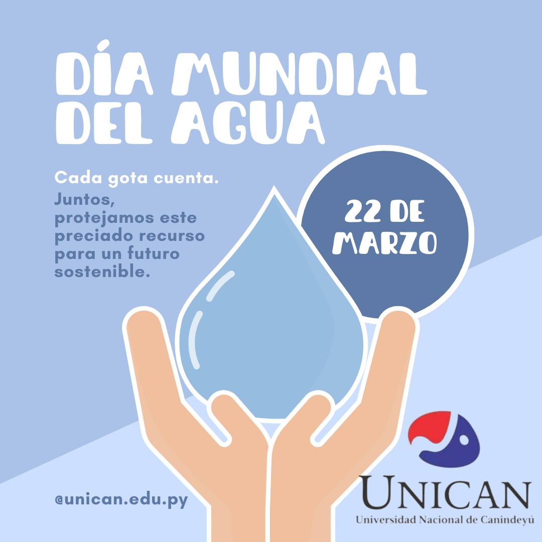 22 de marzo Día Mundial del Agua – Universidad Nacional de Canindeyú