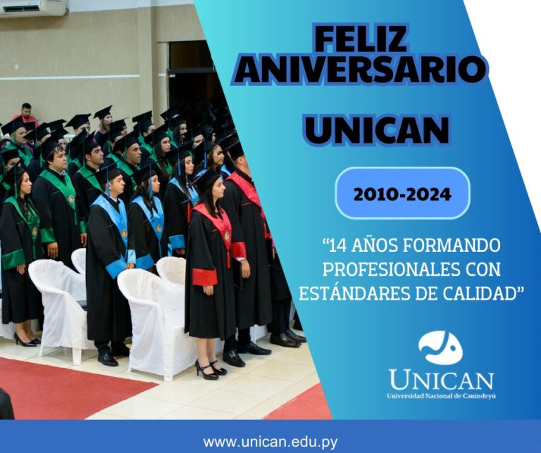 Aniversario número 14 de la UNICAN – Universidad Nacional de Canindeyú Aniversario número 14 de la UNICAN – Universidad Nacional de Canindeyú